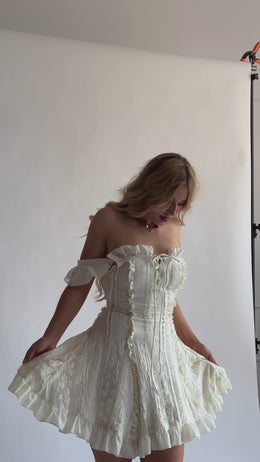 The Ophelia Dress in Lily Lace – Wild Rose & Sparrow